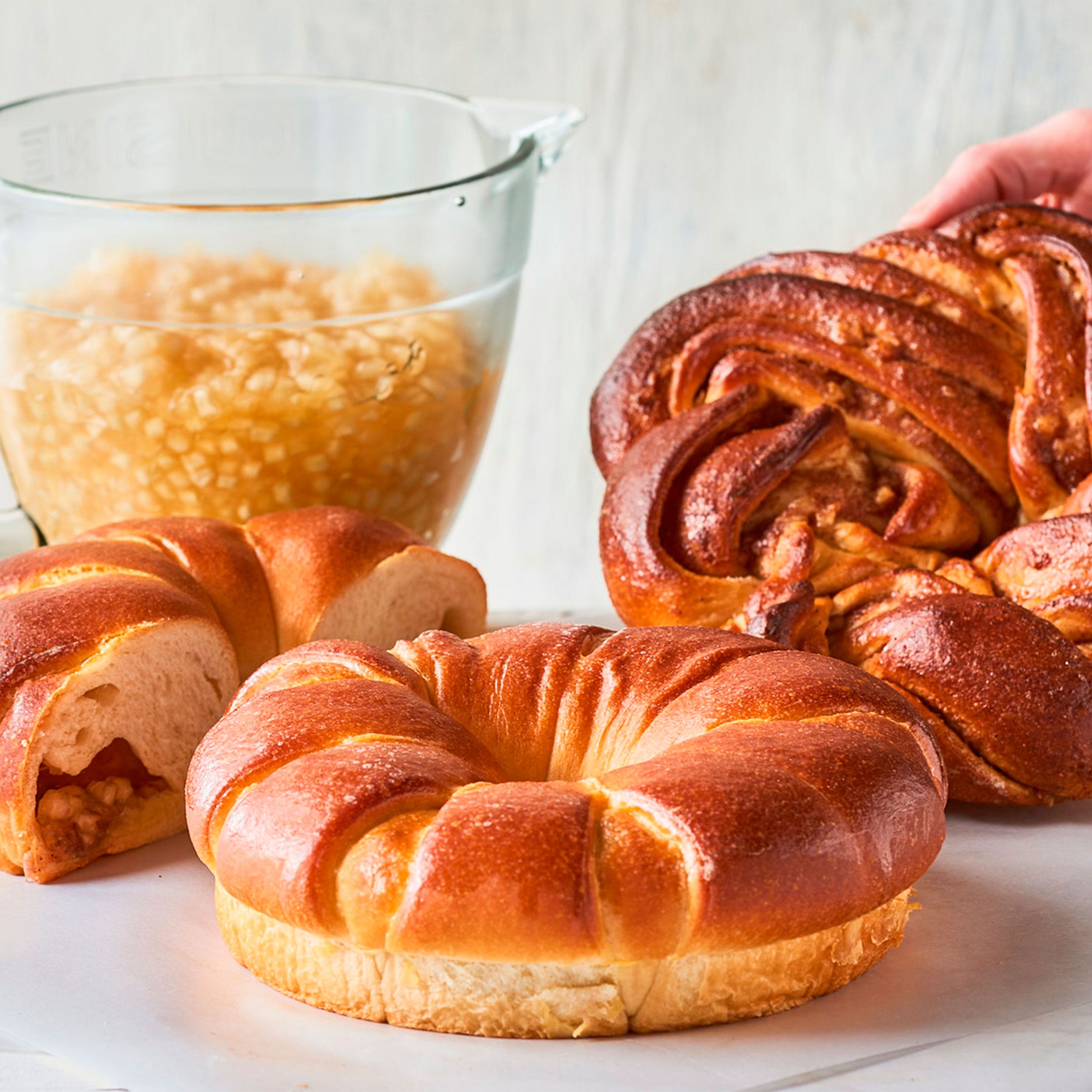 Æblekranse - snittet eller snoet | Odense Marcipan